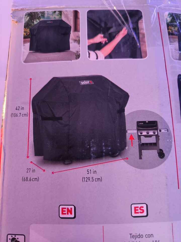 Weber 7139 300 Series Burner Premium Gas Grill Cover New 77924049606| eBay