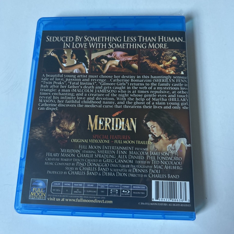 Full Moon Meridian Blu ray-widescreen-remastered-Sherilyn Fenn-bonus ...