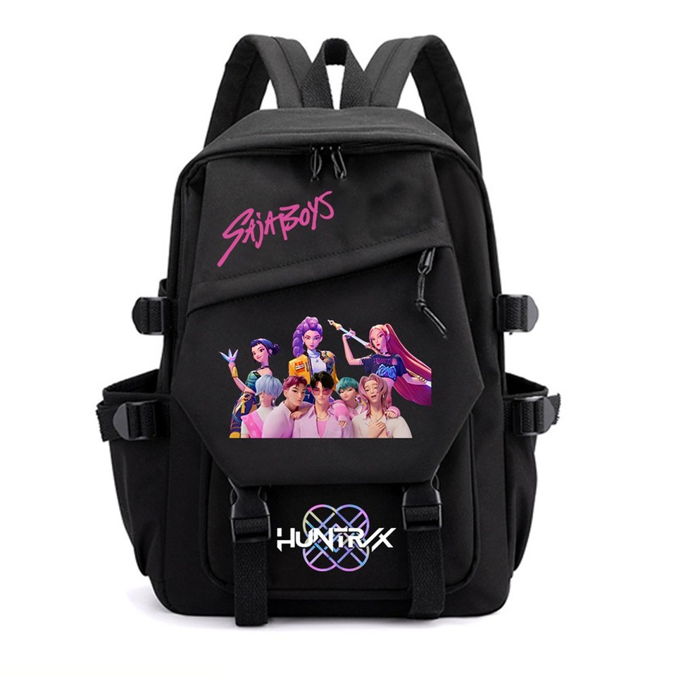 Backpack Shoulder Bag Kpop Demon Hunters Lunch Bag Pencil Case School ...