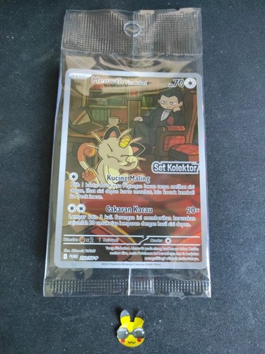 Pokemon Team Rocket's Meowth Promo Collector Set Destined Rivals ...