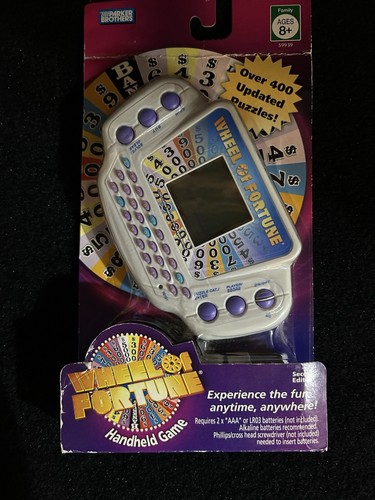 Wheel Of Fortune Handheld Electronic Game Hasbro Sealed 2005 2nd ...