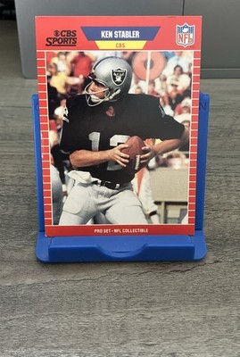 1989 Pro Set #18 Ken Stabler Oakland Raiders Football Card HOF | eBay