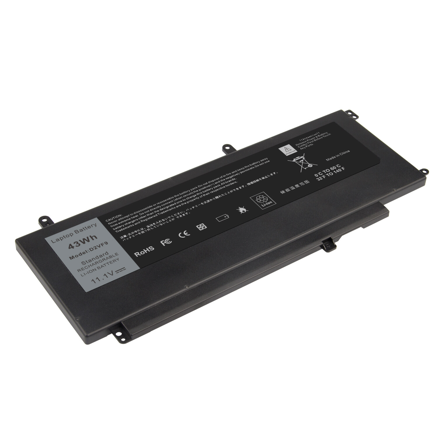 4P8PH Laptop Battery 43Wh for DELL D2VF9 inspiron 15 7547 7548 V5459 ...