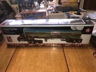 AMT FRUEHAUF SEMI TRAILER TEXACO PLATED TANKER 1/25 MODEL KIT FACTORY ...