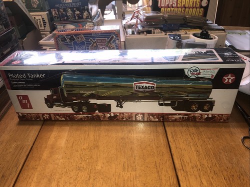 AMT FRUEHAUF SEMI TRAILER TEXACO PLATED TANKER 1/25 MODEL KIT FACTORY ...