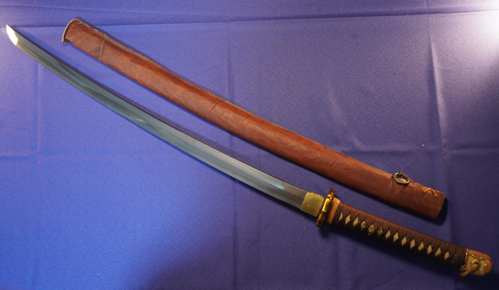DEC91 Antique Japanese Sword Ikeda Kanetsuna Katana in Koshirae IJA ...