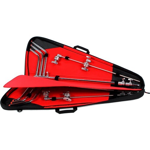 Matthews C-Stand Shoulder KitBag for Two Stands (Black with Red ...