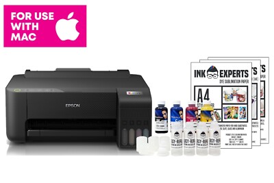 Sublimation Printer: EPSON ET-1810 + 4 x 100ml Sub Ink + Paper + ICC ...
