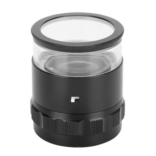 8LED 10X Magnifier Loupe With Scale High Definition Adjustable ...