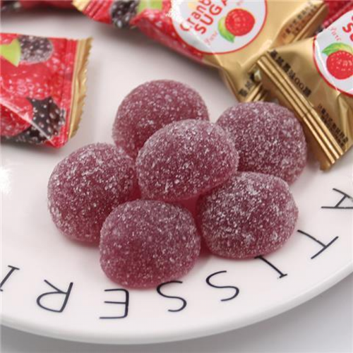 Snacks Chinese Food Cranberry Flavored Fudge/stuffed Fruit Drop 蔓越莓味软糖 ...