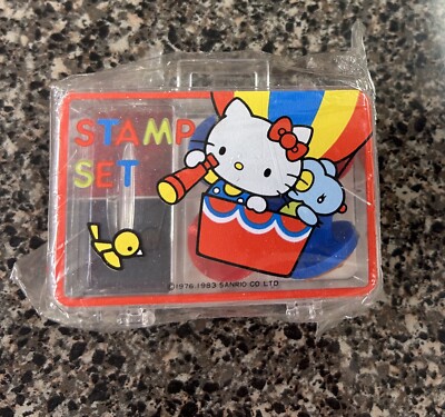 Hello Kitty Stamp Set NEW and SEALED 1983 | eBay