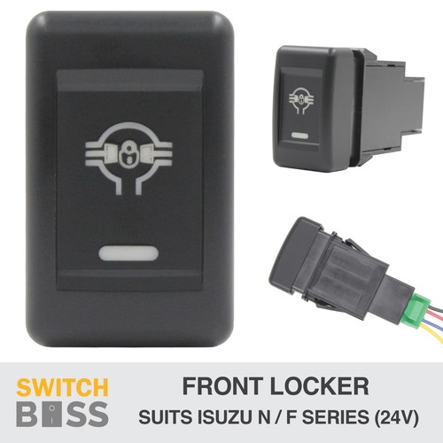 FRONT LOCKER Push Switch to suit ISUZU TRUCK N Series F Series 24v NPR ...