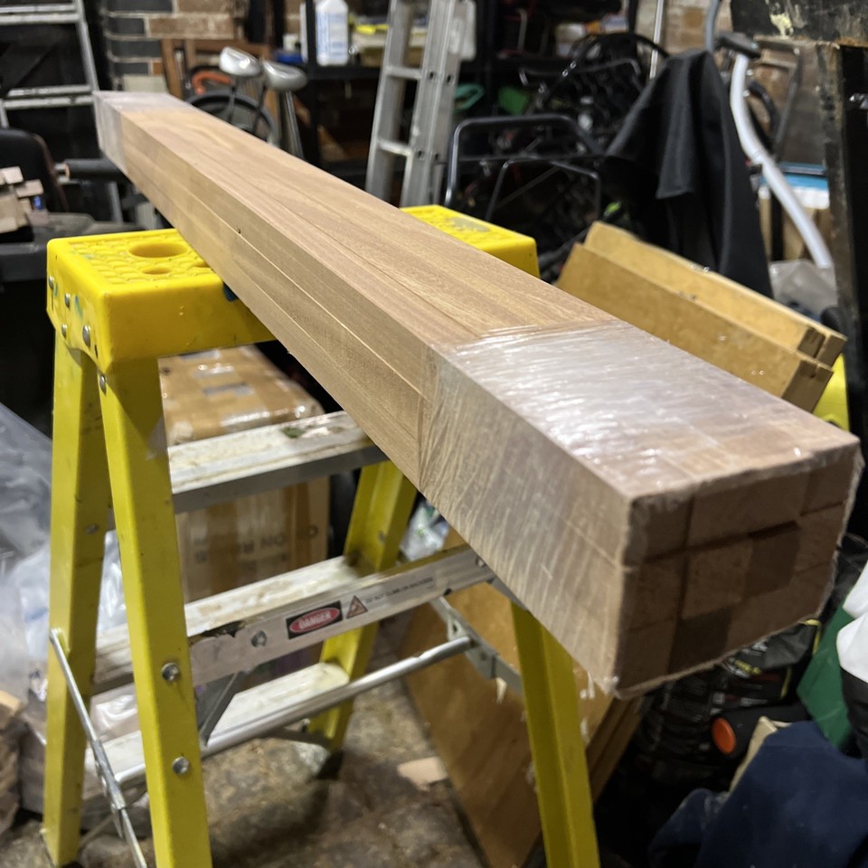 Hardwood timber sapele off cuts 12 pieces - | eBay UK