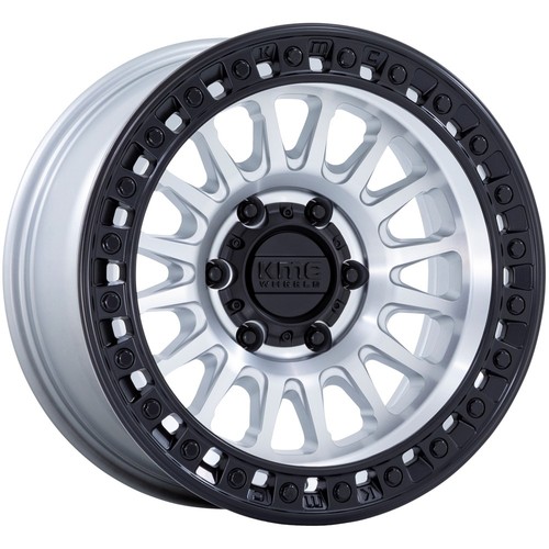 KMC KM552 IMS 18x9 6x5.5" +0mm Machined/Black Wheel Rim 18" Inch ...