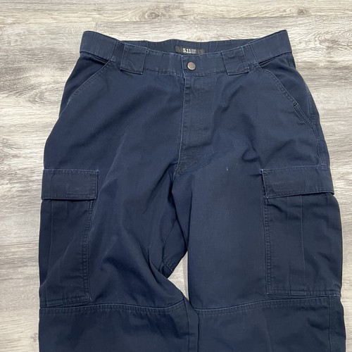511 Tactical Pants Men’s Size Large Long Navy Blue Cargo Ripstop ...