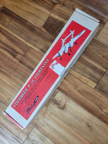Sterling Lockheed P-38 Lightning Control Line Model Kit NOS 36" - .09 ...