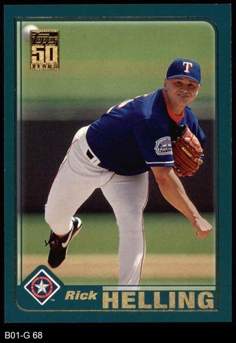 2001 Topps #68 Rick Helling Rangers 8 - NM/MT | eBay