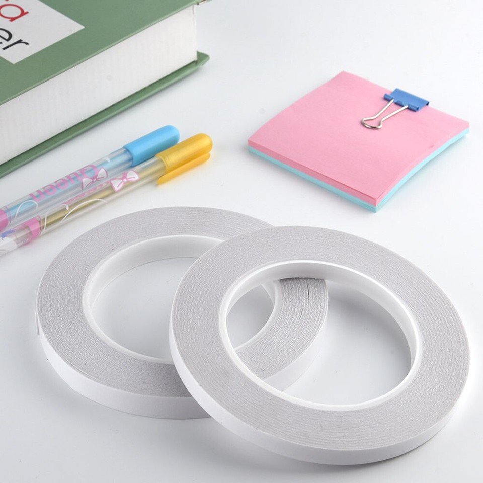 3mm Double Sided Adhesive Tape Firm White Art Craft for Scrapbooking ...
