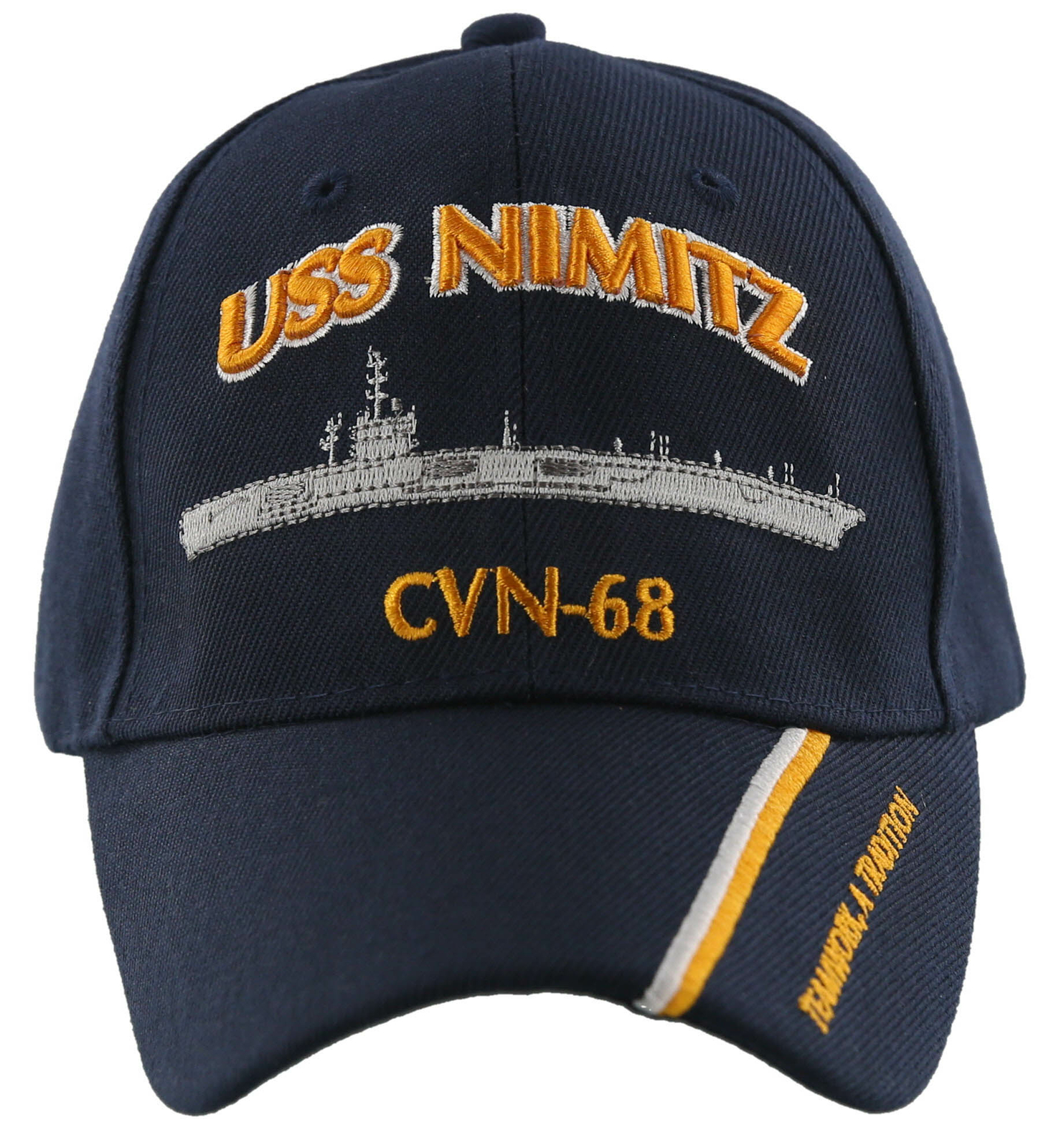 NEW! US NAVY USN USS NIMITZ CVN-68 TEAMWORK, A TRADITION BALL CAP HAT ...