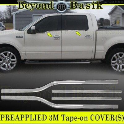 2004 2005 06 2007 2008 Ford F150 Crew Cab 4 Door CHROME Window Sill ...