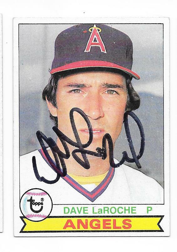 DAVE LAROCHE 1979 TOPPS AUTOGRAPHED SIGNED # 601 CALIFORNIA ANGELS | eBay