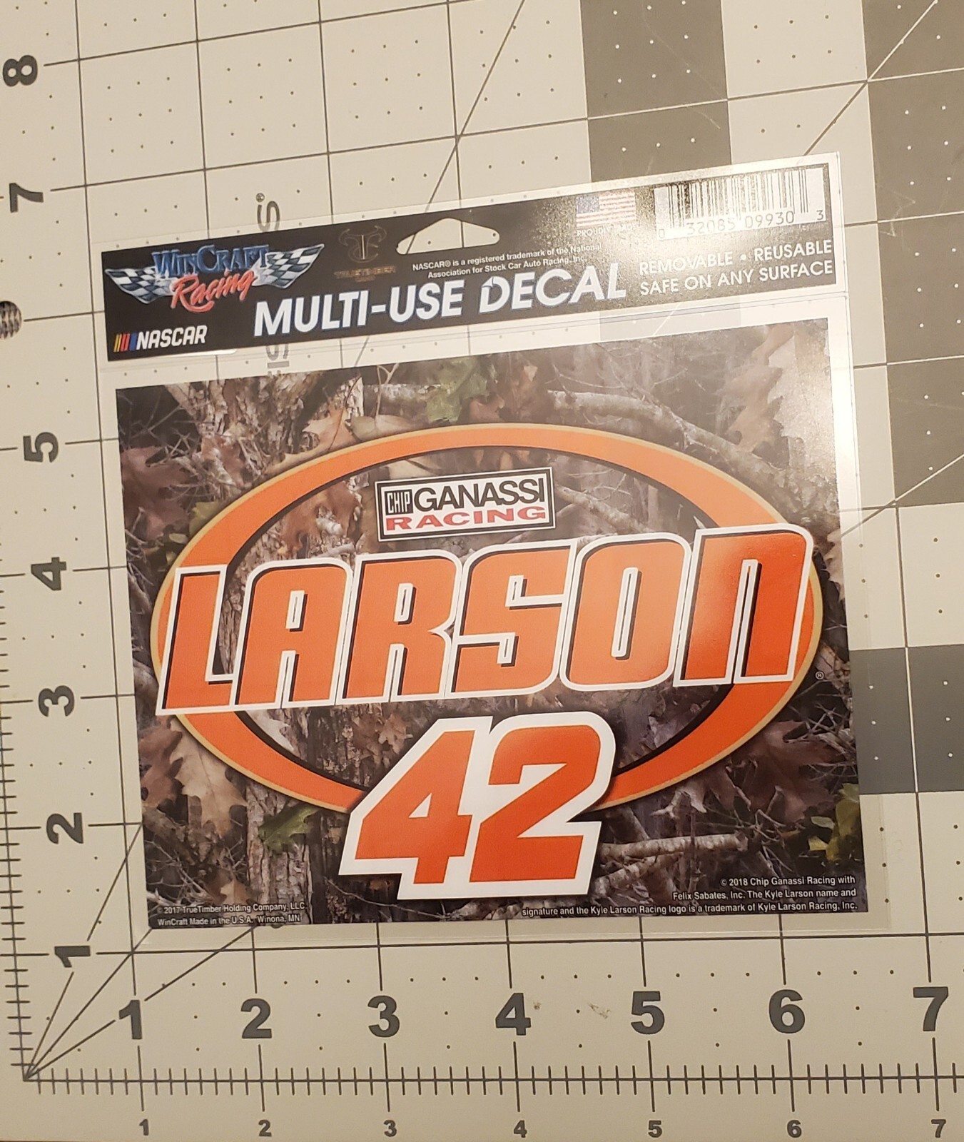 Kyle Larson #42 CGR 2017 Nascar Monster Energy Cup Series Camo Decal | eBay