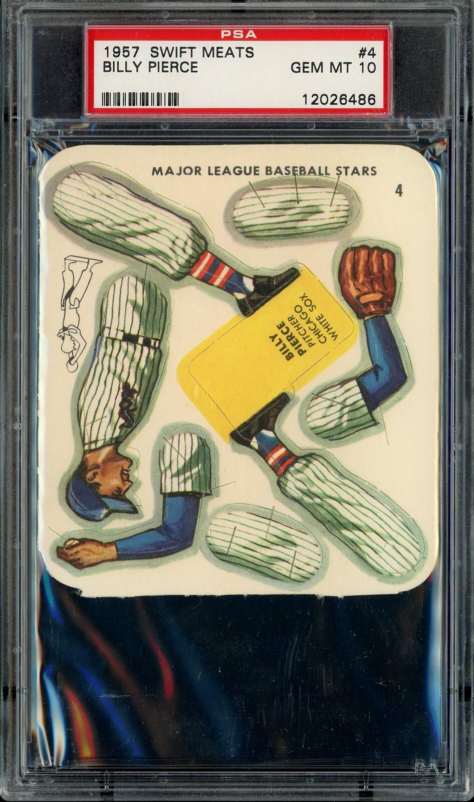 1957 Swift Meats Baseball #4 Billy Pierce PSA 10 | eBay