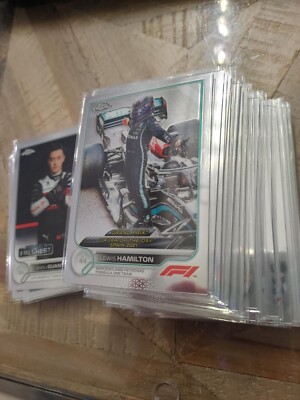 2022 Topps Chrome F1 Formula 1 Base Cards #1-200 Complete Your Set (You ...