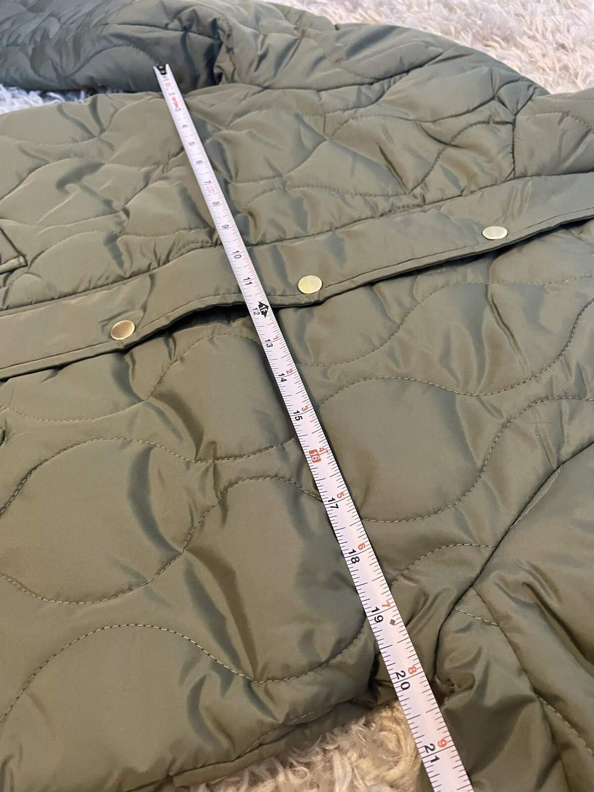 NWT J.Crew $198 New Quilted Cocoon Puffer Coat, General Surplus, Sz ...