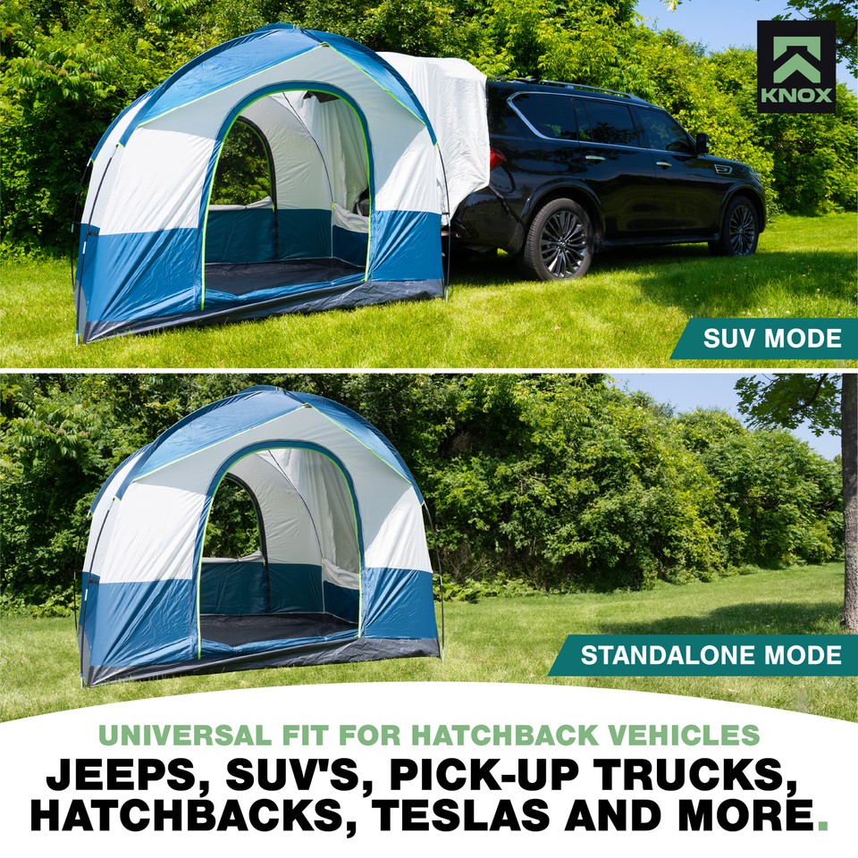 KNOX Universal 6-8 Person SUV Tent Attachment, Waterproof Tent, Truck ...