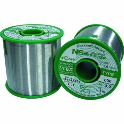 Lead-free Resin Flux Cored Solder 1.0mm SN100C-030-10, superior, japan ...