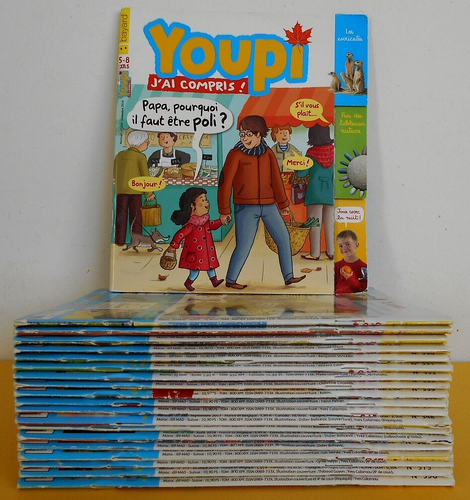 LOT 20 Magazines YOUPI J'ai compris ! 5/8 ans BAYARD parmi n°314 à 390 ...