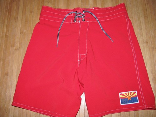 BIRDWELL Trunks BOARD SHORTS Size 28 Poly Spandex SWIMSUIT Swim Suit ...