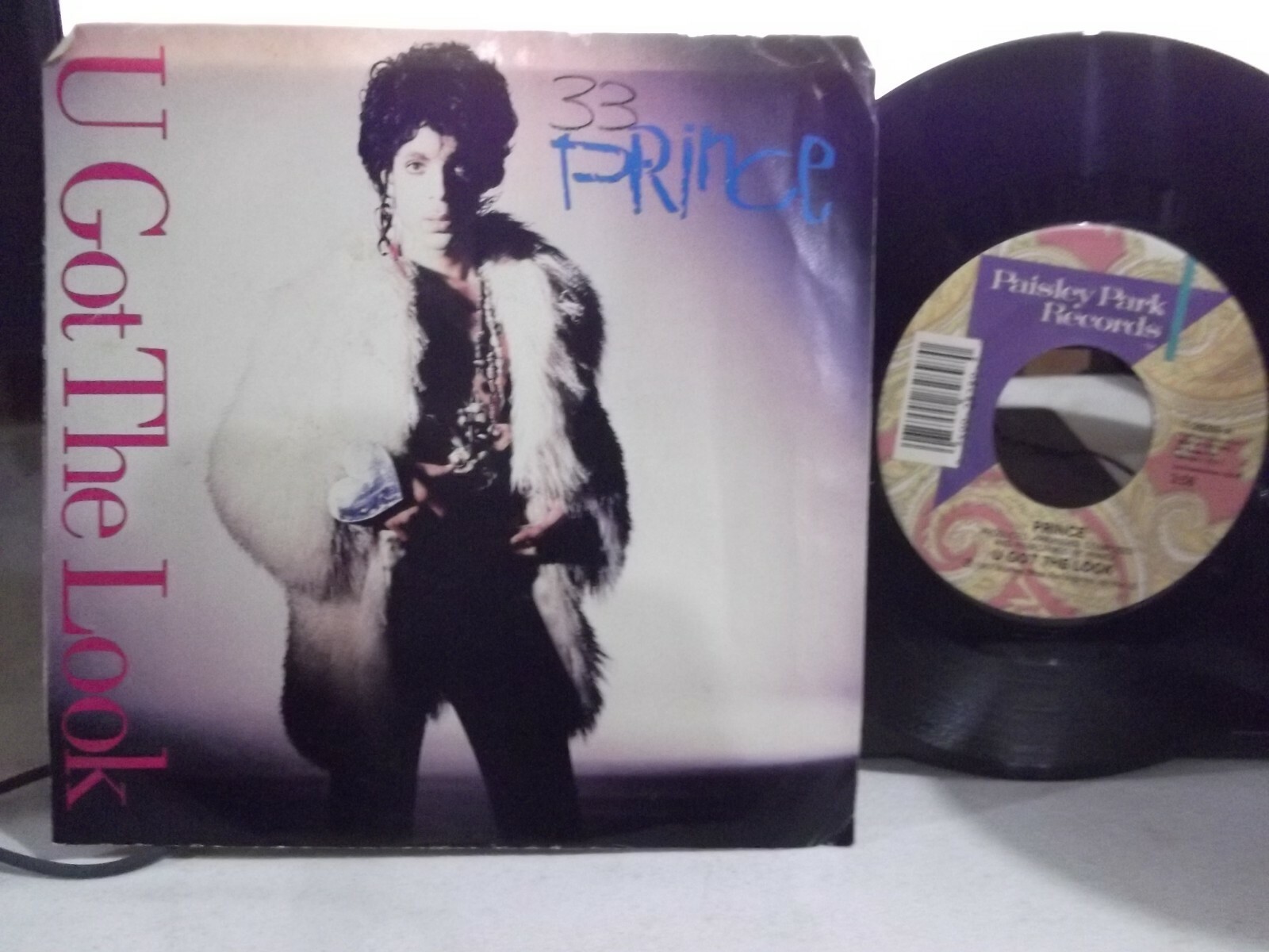 45A *PIC SLEEVE* PRINCE YOU GOT THE LOOK / HOUSEQUAKE | eBay