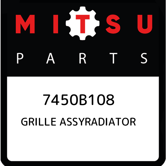 7450B108 Mitsubishi Grille assyradiator 7450B108, New Genuine OEM Part ...