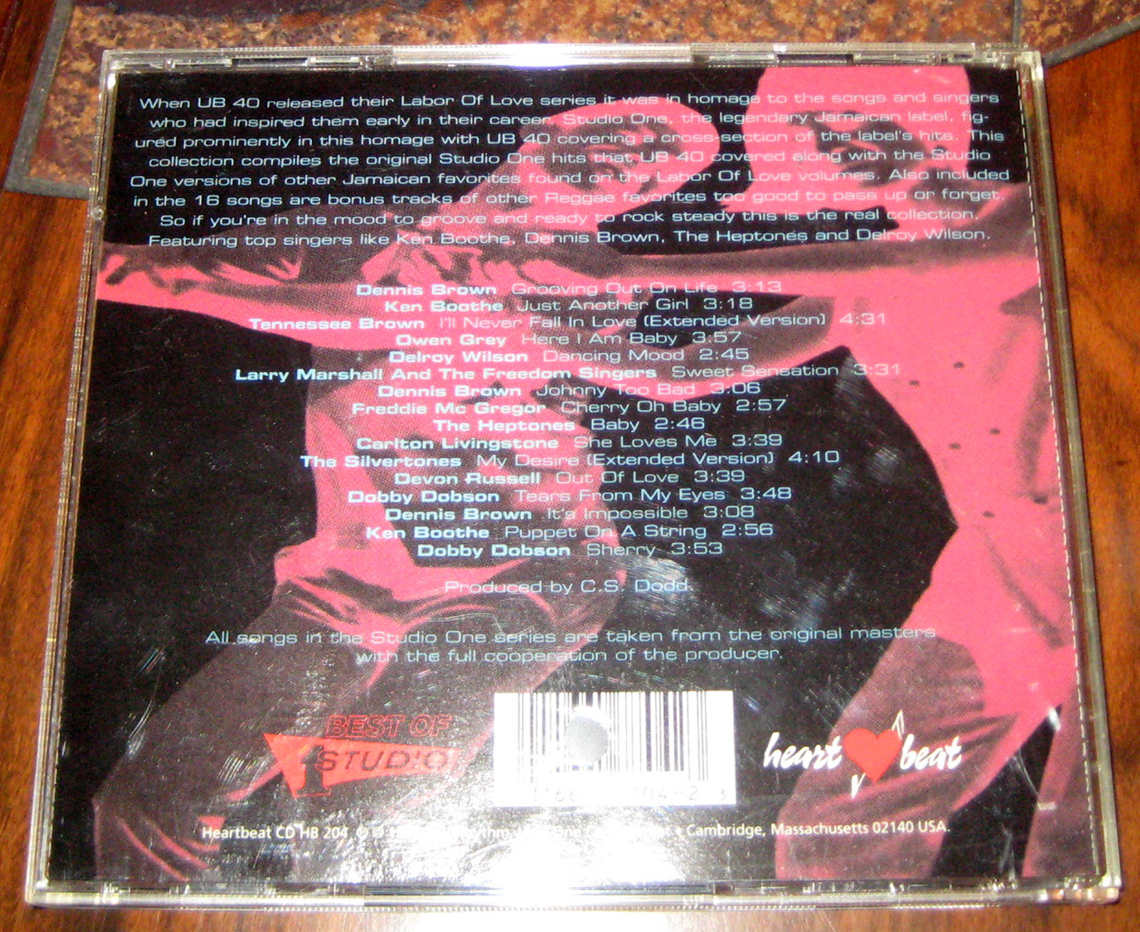 GROOVING AT STUDIO ONE CD Heartbeat OUT OF PRINT | eBay