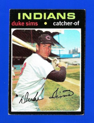 1971 Topps BASEBALL SET BREAK #172 DUKE SIMS CLEVELAND INDIANS (DC1) | eBay