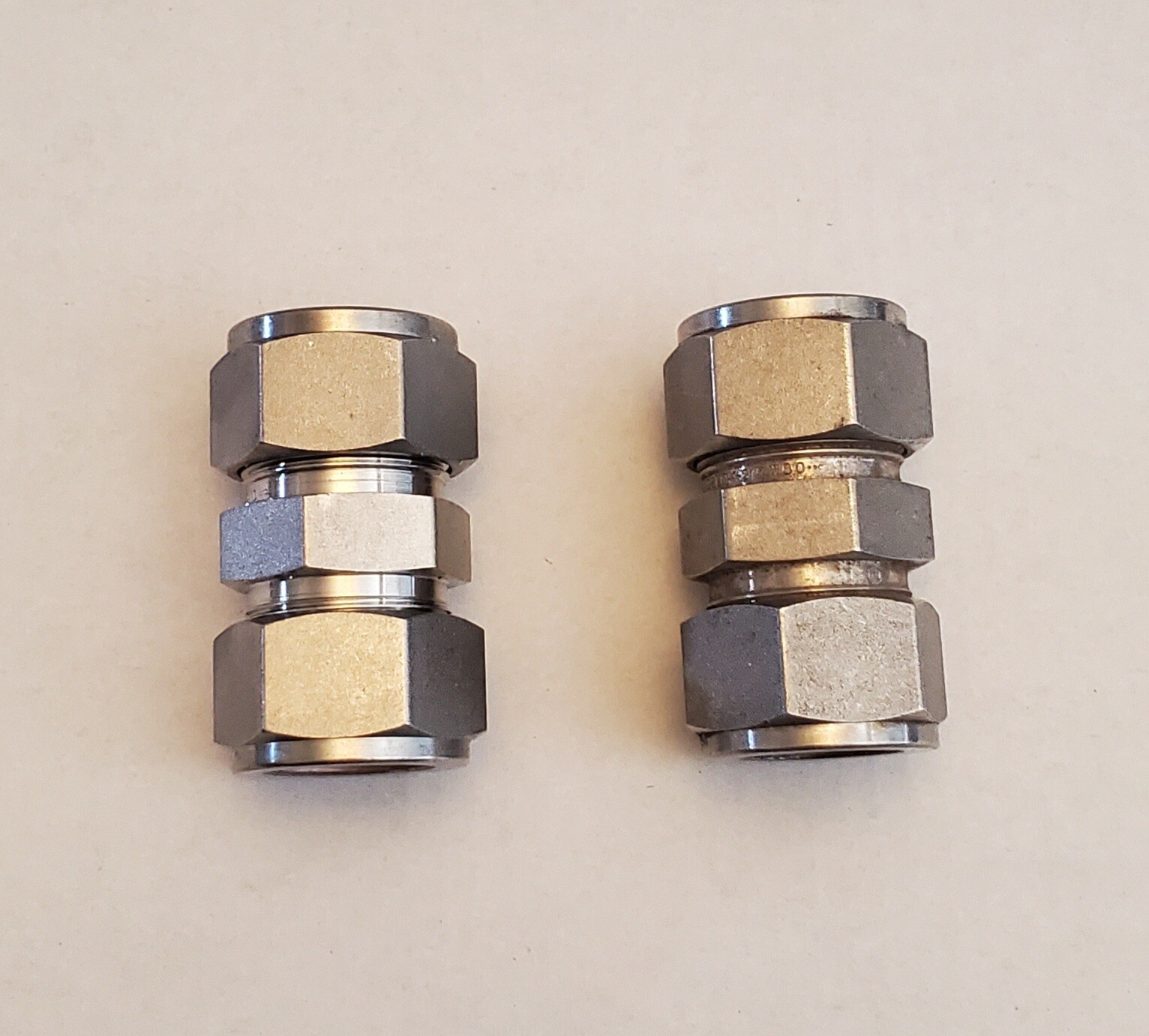 Lot of (2) Swagelok Stainless Steel Union Fitting, 3/4" OD Tube, SS ...