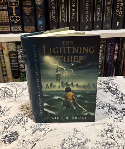 The Lightning Thief — Rick Riordan (Hardcover) First Edition/9th Print ...