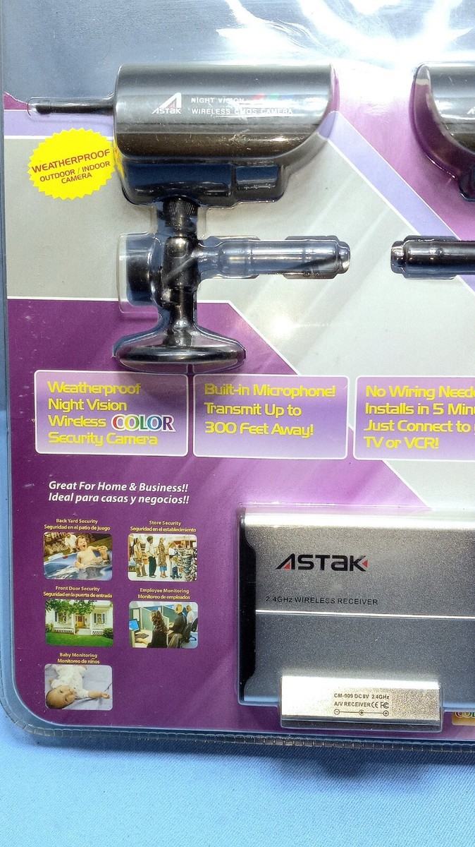 Astak Wireless Cmos Camera How To Troubleshoot 2.4GHz Wireless CCTV