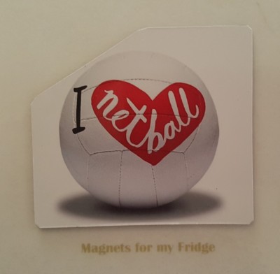 I LOVE NETBALL FRIDGE MAGNET - M582 | eBay Australia