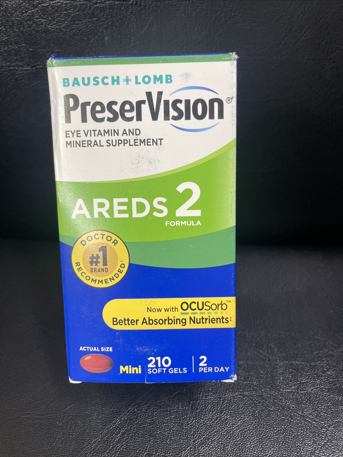 PreserVision Areds 2 Formula Mini Soft gels - 210 Count EXP Sept 2024