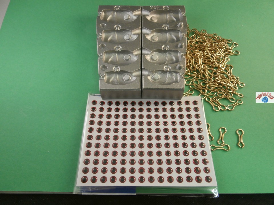 Mould ,Jig, Fish Head lead sinker,wreck fishing lure, Pirk muppet cod ...