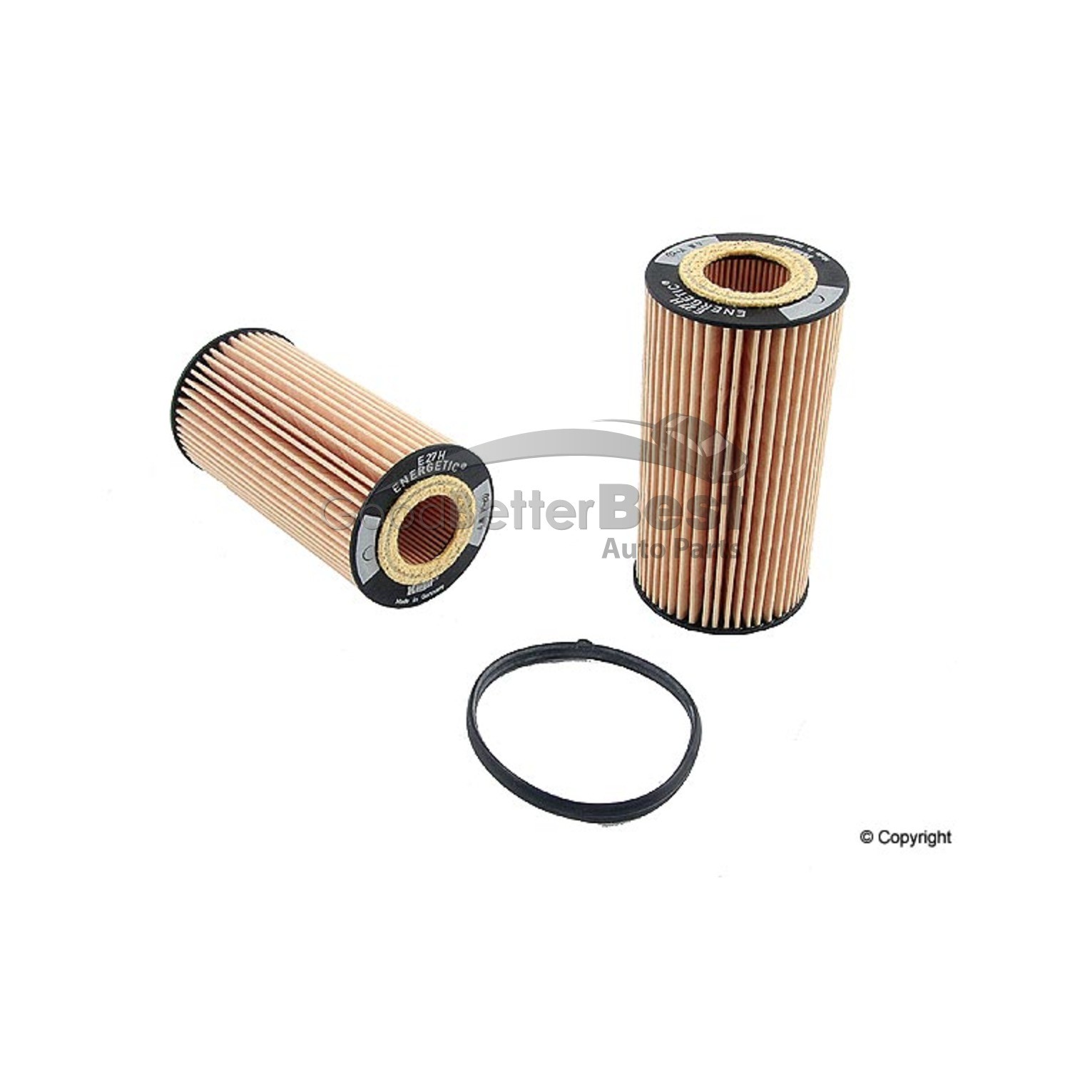 One New Hengst Engine Oil Filter E27HD125 06D115562 for Audi for ...