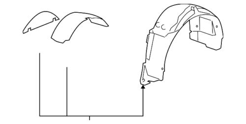 GM OEM 06-13 Corvette Quarter Panel Components-Wheelhouse Liner ...