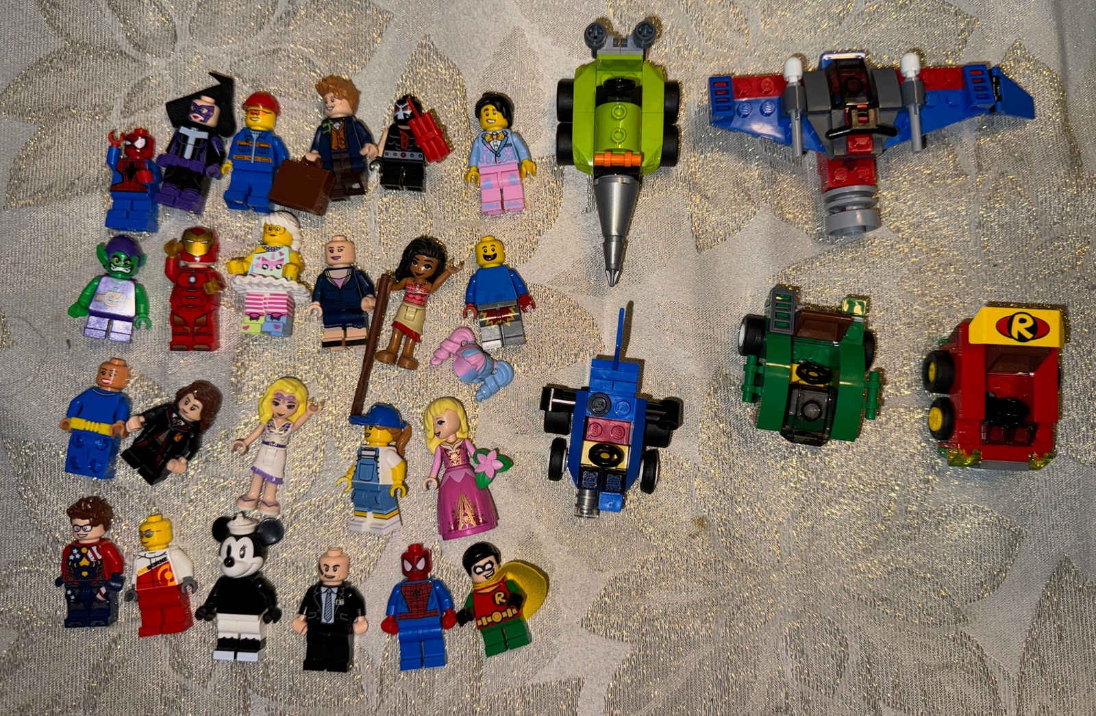 LEGO Characters Minifigures Mixed Lot Of 23 + 5 LEGO Vehicles *Free ...