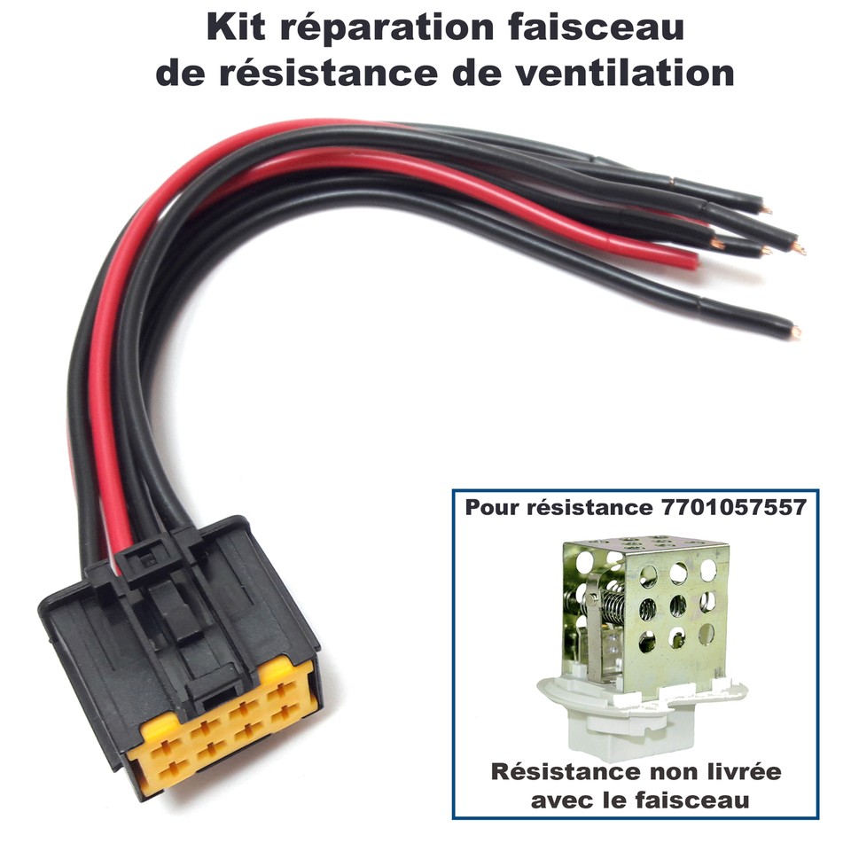 Repair Kit Electric Wiring Harness Ventilation Resistor for Master 2 ...