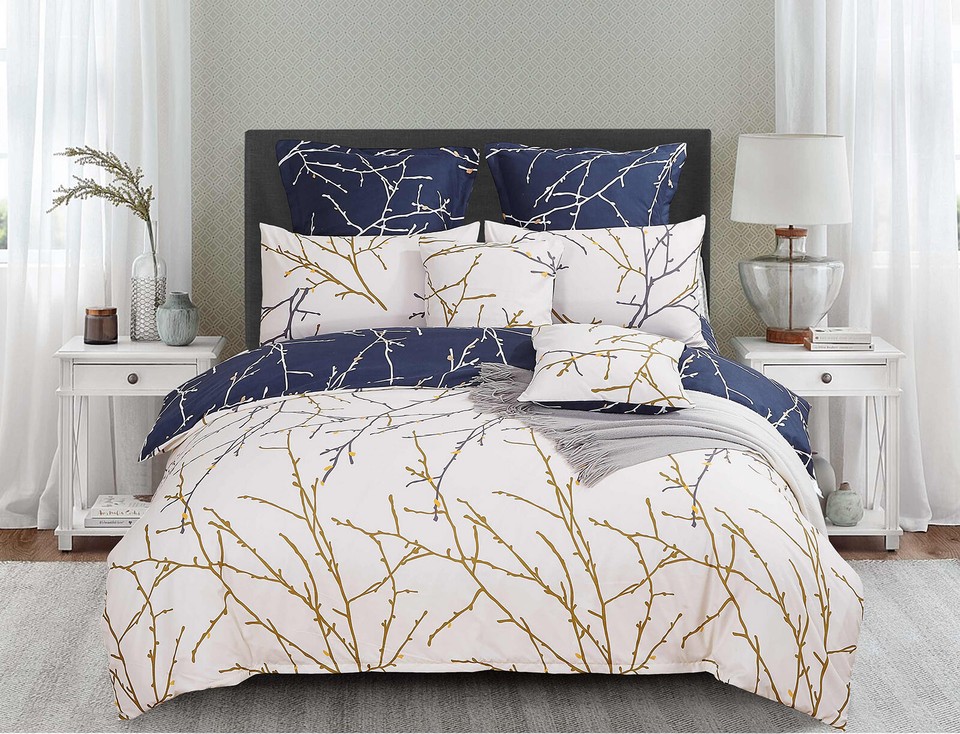 TREE Reversible Double/Queen/King/Super King Size Duvet/Doona/Quilt ...