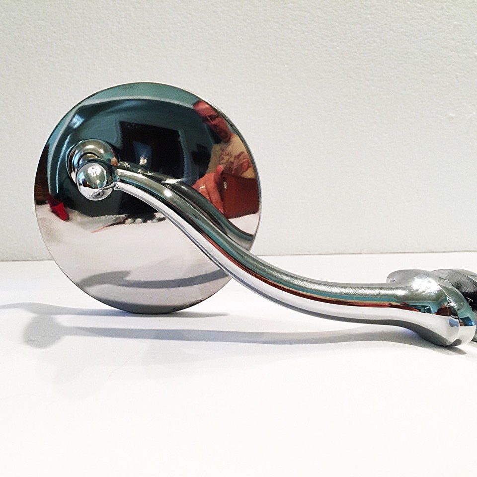 Custom Swan Neck Rear View Mirrors -1 PAIR- Hot Rod, Classic, Truck, VW ...