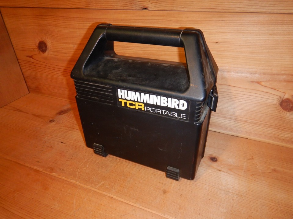 Portable Humminbird TCR ID-1 Fish Depth Finder, Battery Case ...